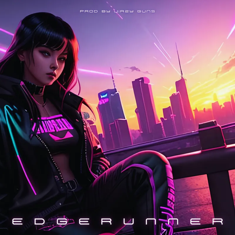 Edgerunner | Cyberpunk 80s Retro Synthwave by Virzy Guns