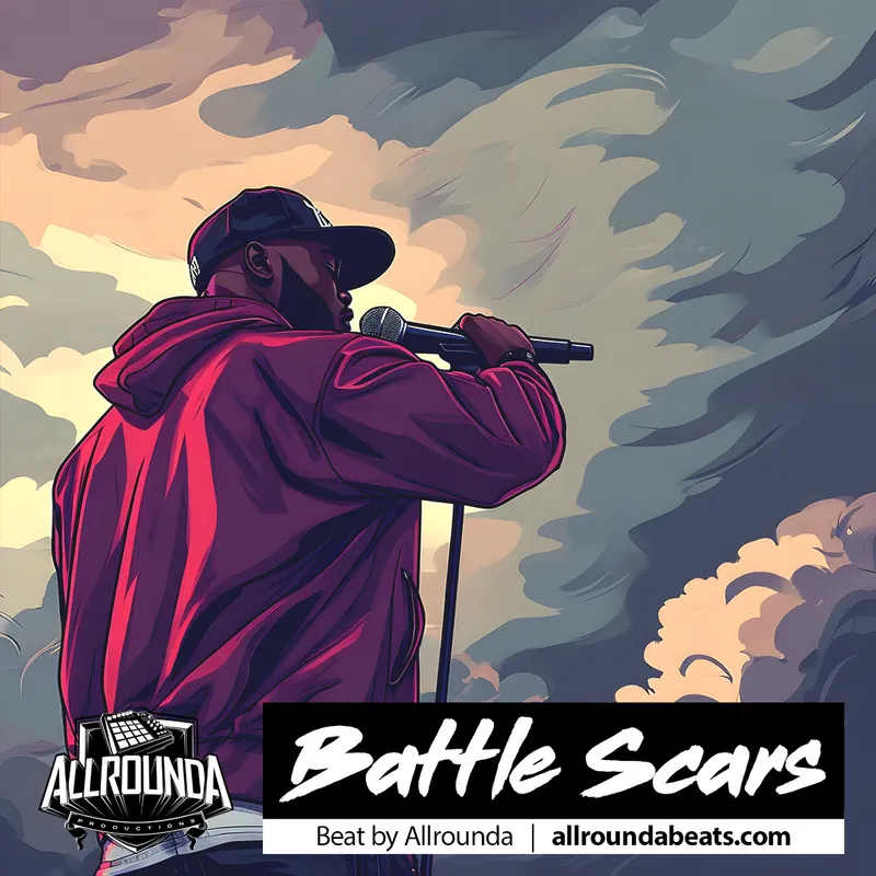 BATTLE SCARS - (Confident Piano Beat | NF Type Beat) by Allrounda Beats