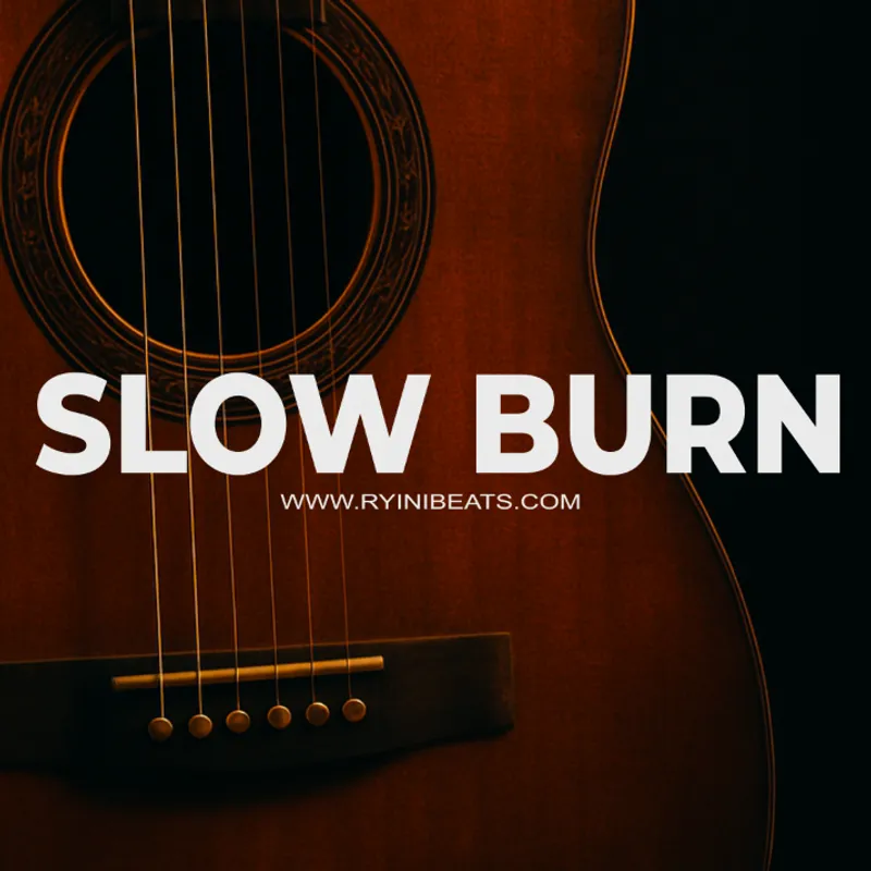 Acoustic Guitar Type Beat "Slow Burn" (Sad R&B Instrumental) by Ryini Beats