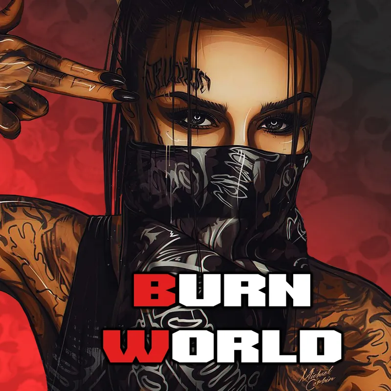 💀Hard Guitar Rock Trap Metal Type Beat || Burn World by Purple Six Beats